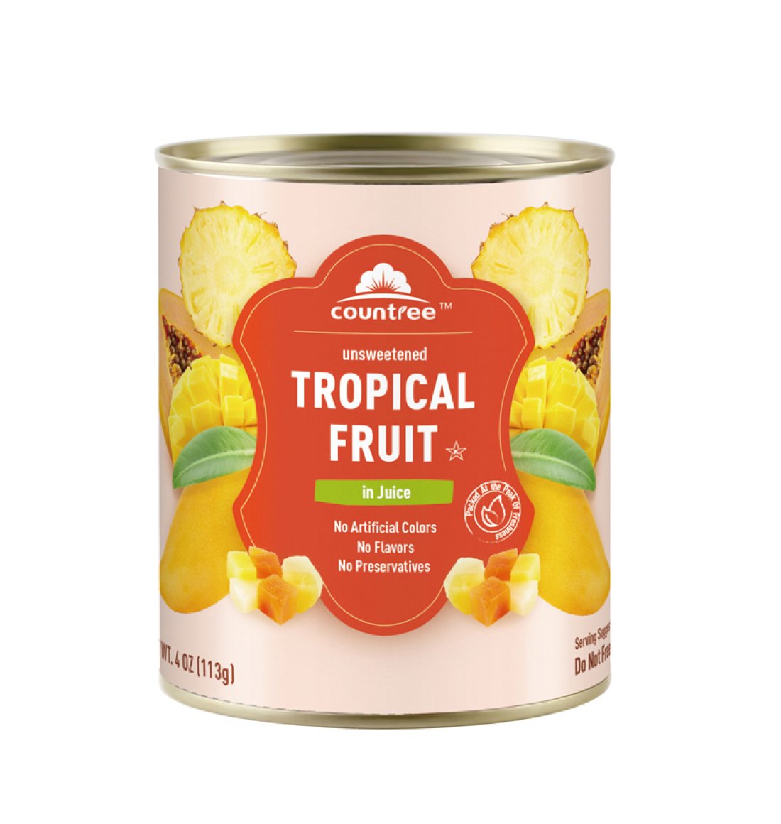 Custom Bulk Tropical Fruit Salad in Light Syrup - Countree®️